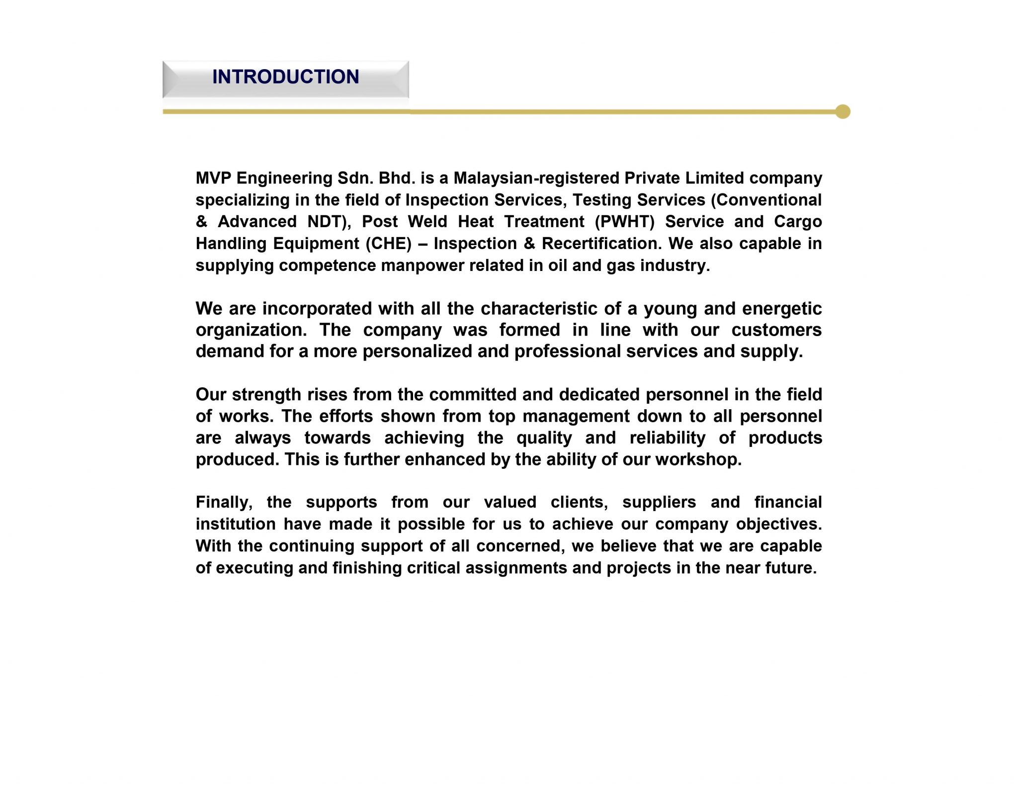 MVP ENGINEERING – MVP ENGIENEERING SDN BHD (MALAYSIA)